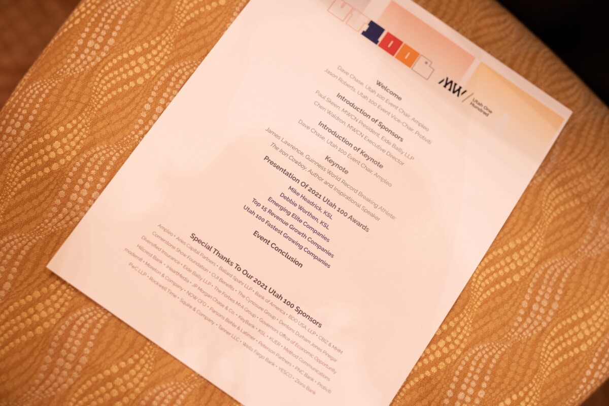 Utah 100 – MountainWest Capital Network